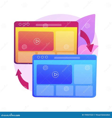 Cross Browser Compatibility Abstract Concept Vector Illustration Stock Vector Illustration Of