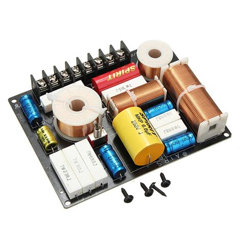 3 Way Audio Speaker Crossover Filters Treble Midrange Dual Bass