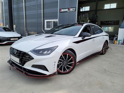 소나타 Dn8 센슈어스 바디킷 튜닝 쏘나타dn8 20인스퍼레이션 16센슈어스 25 N라인 까지 에어댐 튜닝은 언유즈얼파츠에서 네이버 블로그