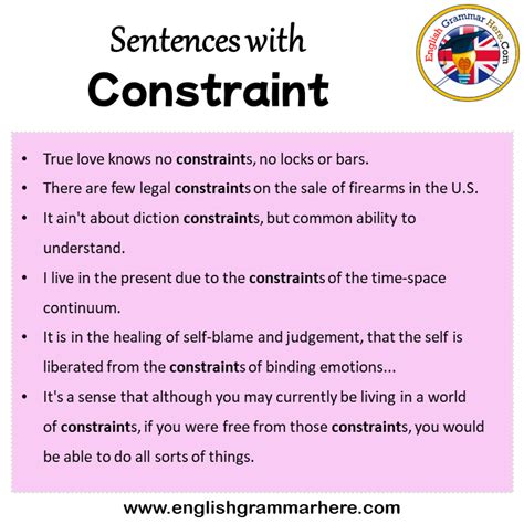 Sentences With Constraint Archives English Grammar Here