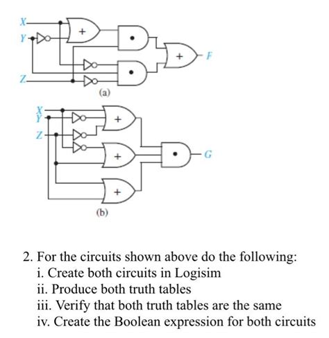 Solved For The Circuits Shown Above Do The Following I Chegg