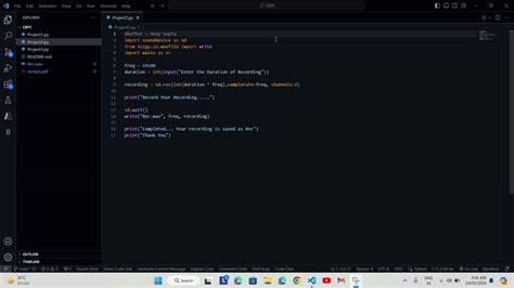 Video Deep Gupta On Linkedin Python Voicerecorder Programming