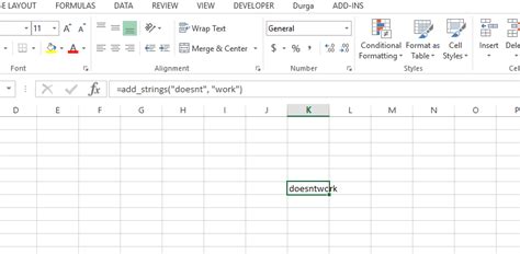 Function In Vba Does Not Work In Excel Stack Overflow