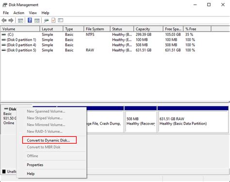 How To Convert A Basic Disk To A Dynamic Disk On Windows Saint