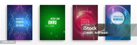 비즈니스 프레젠테이션을 위한 과학 표지 디자인 하이테크 브로셔 전단지 템플릿입니다 추상적인 육각형 미래 지향적인 디자인 개념