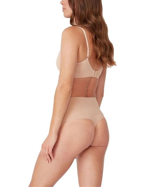 Ambra Seamless Smoothies G String 2 Pack In Beige Myer