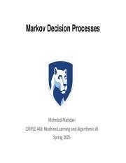Understanding Markov Decision Processes in Reinforcement Learning | Course Hero