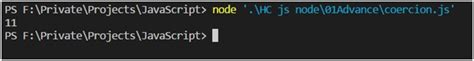 coercion in javascript