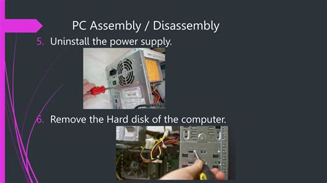 Computer Assembly And Disassembly Proceduresstudentpptx