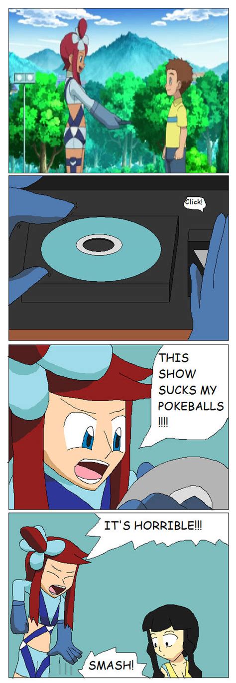 Skyla And Elesa Watch The Pokemon Anime By Karasu 96 On Deviantart