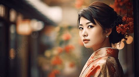 Japanese Woman Portrait Background Images Hd Pictures And Wallpaper