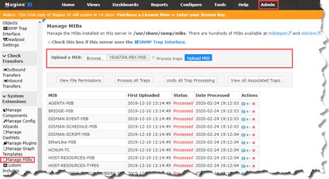 Monitor Yeastar S Series Voip Pbx On Nagios Xi Snmp Walk