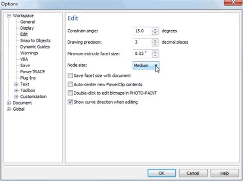 Adjust Node Size Coreldraw Graphics Suite X5 Coreldraw Graphics