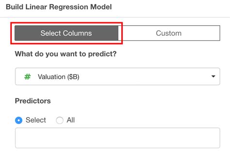 linear regression exploratory