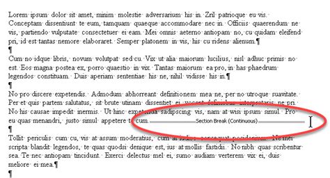 Using The Section Break In Microsoft Word SkillForge