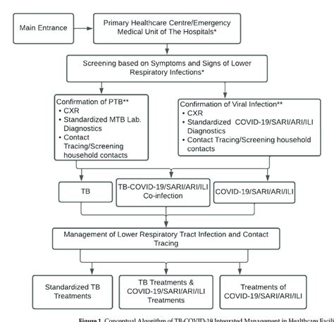 Conceptual Algorithm Of Tb Covid 19 Integrated Management In Healthcare