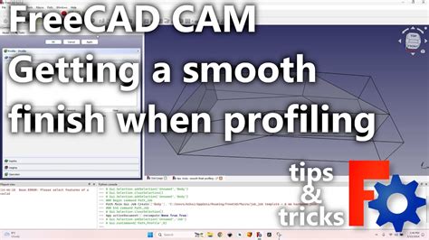 freecad cam tips 3 a smoother finish when profiling path