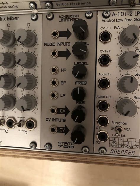 Frequency Central State 700 Variable State VCF Roland System Reverb