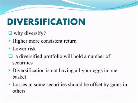 Portfolio Analysis Selection Portfolio Theory Return Portfolio Risk