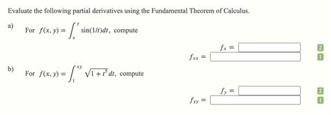 Solved Evaluate The Following Partial Derivatives Using The Chegg