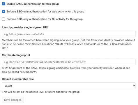 SAML SSO For GitLab Groups GitLab