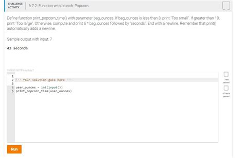 Solved Challenge 672 Function With Branch Popcorn