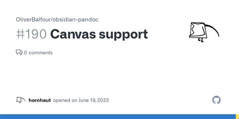 Canvas Support · Issue 190 · Oliverbalfourobsidian Pandoc · Github