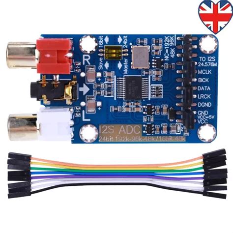 I2s Adc Hifi Audio Acquisition Card Module Durable Wm8782s 24bit 192k 96k 48k £12 71 Picclick Uk