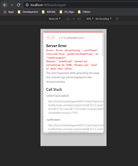 Serverless Function Issue · Issue 2036 · Nextauthjsnext Auth · Github