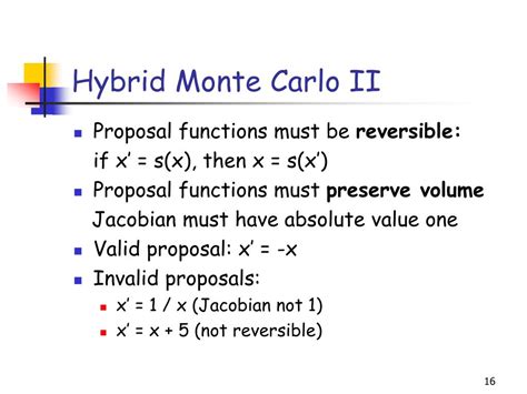 Ppt An Improved Hybrid Monte Carlo Method For Conformational Sampling