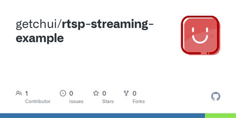 GitHub Getchui Rtsp Streaming Example