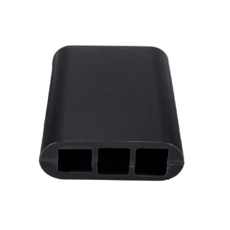 Buy Raspberry Pi 4 Black Compact Abs Case With Cooling Fan Slot At Best