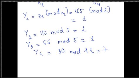 Solved Use The Proof Of The Chinese Remainder Theorem To Solve The System X ≡1 7 X ≡4 9 X ≡3 5