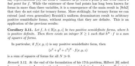 Number Theory A Positive Polynomial Of Schur As A Sum Of Squares Of