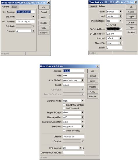 Ipsec And Ip Dynamic Beginner Basics Mikrotik Community Forum