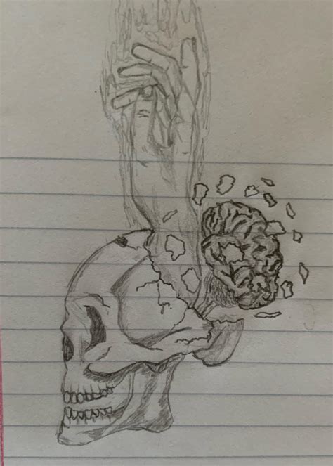 Small Doodle I Did In My Physics Class R Drawing