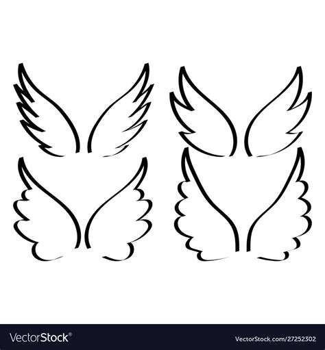 Dove Wings Drawing