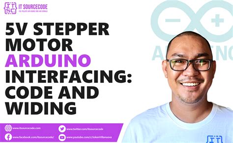 V Stepper Motor Arduino Interfacing Code And Wiring Diagram