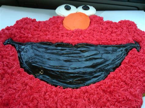 Elmo Pull Apart Cake