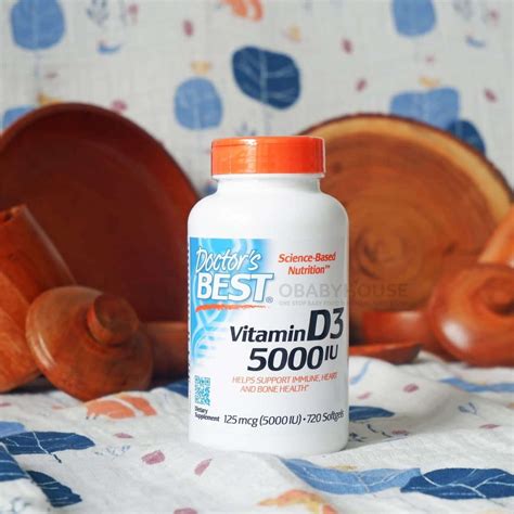 Doctor’s Best Vitamin D3 (5000 IU) 720 Softgels – Obabyhouse