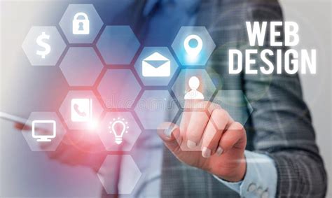 Writing Note Showing Web Design Business Photo Showcasing Website Development Designing And