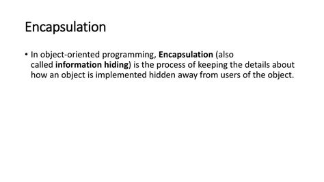 Object Oriented Programming Powerpoint Slides Myprivatetutor Uae