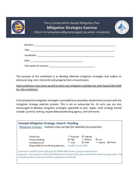 Fillable Online Perry County Multi Hazard Mitigation Plan List Of Potential Fax Email Print Fillable Online Perry County Multi Hazard Mitigation Plan List Of Potential Fax Email Print