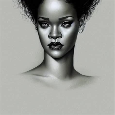 A Portrait Of Rihanna In The Style Of Leonardo Da Stable Diffusion