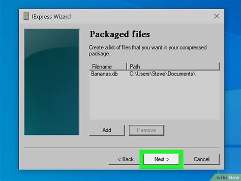 Cómo crear un archivo EXE con imágenes wikiHow