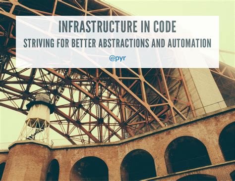 Infrastructure In Code Speaker Deck