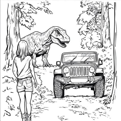Jurassic World Zum Ausdrucken Zum Ausmalen Kostenlos Malvorlagen Und