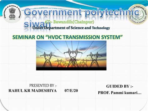 Hvdc Transmission System Pptx