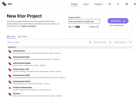 create open and run a new ktor project ktor documentation
