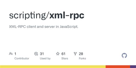 Github Scriptingxml Rpc Xml Rpc Client And Server In Javascript